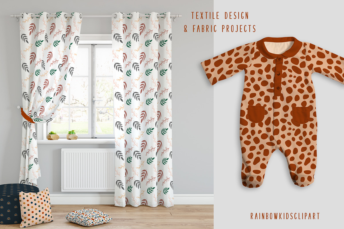 Boho Baby Boy Graphics Bundle, an Animal Illustration by Lulus Digital ...