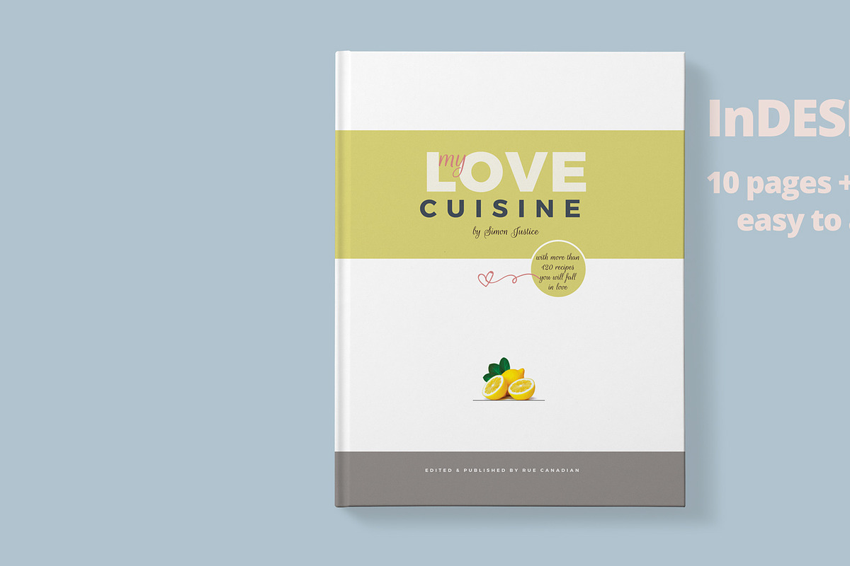 Recipe Book-Magazine Template, a Magazine Template by Graphic House ...