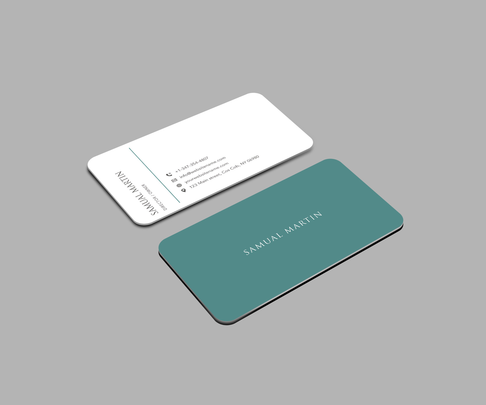 Beautiful Simple Classy Card, a Business Card Template by Creative Designs