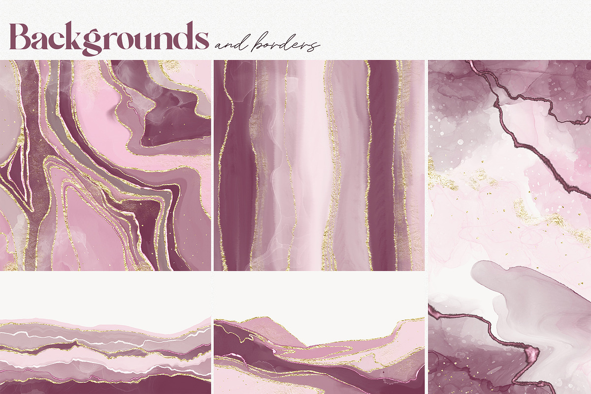 Marble textures, backgrounds, border, a Background Graphic by ArtPavo