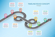 Isometric navigation map infographic | Technology Illustrations ...