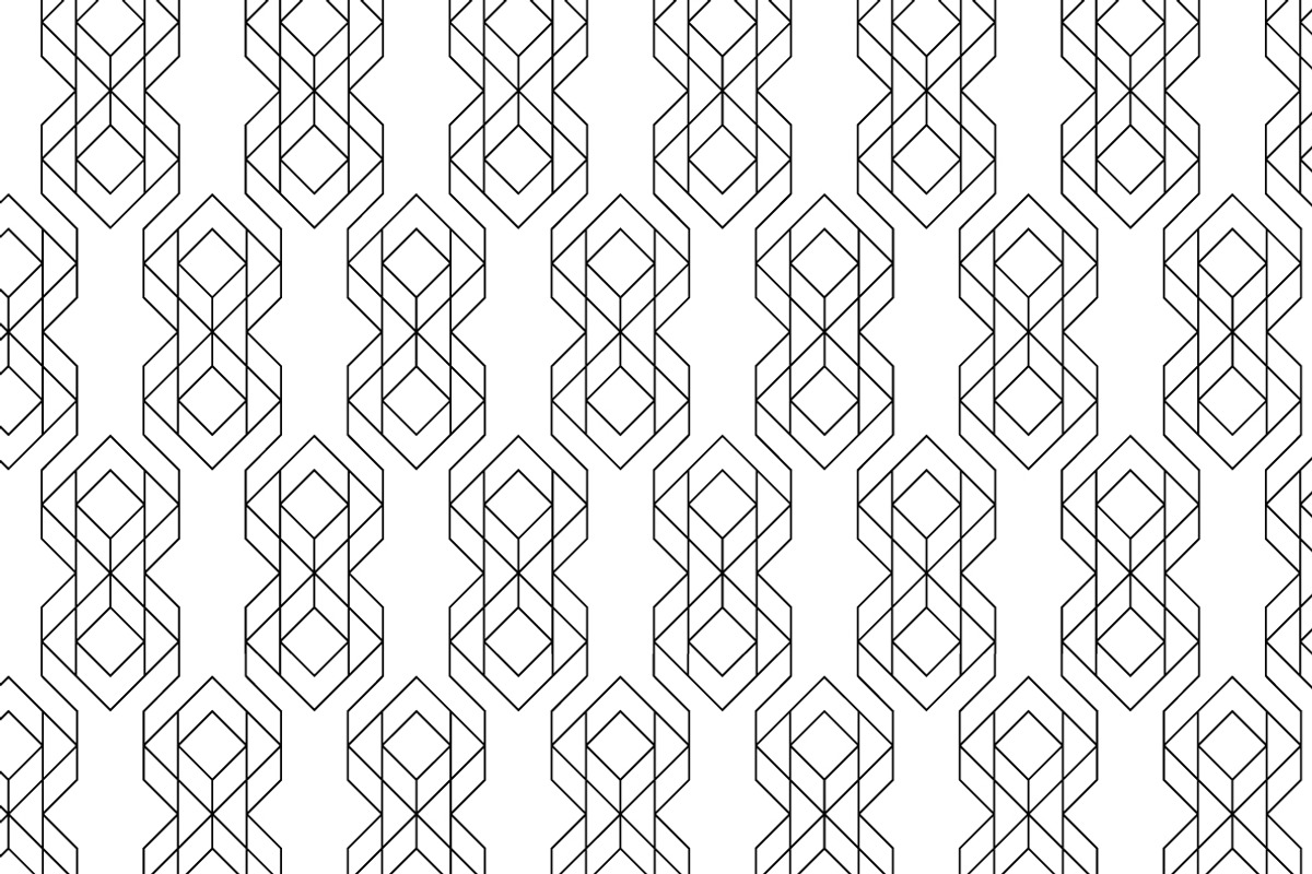 12 linear geometric patterns Part 2, a Pattern Graphic by softulka