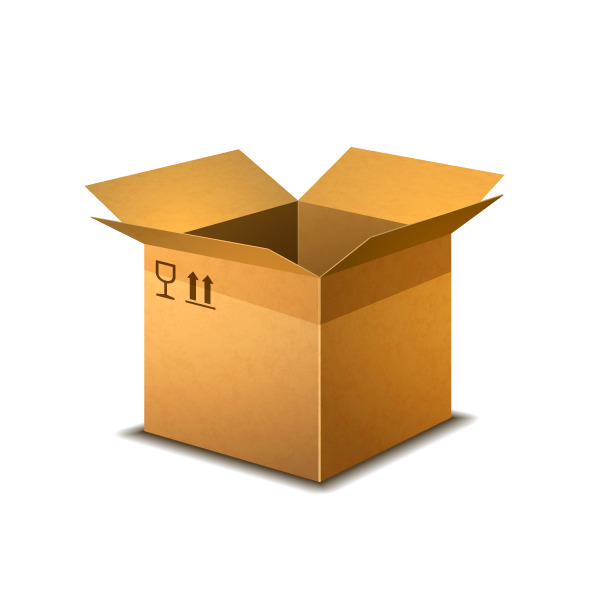 Realistic open cardboard box, an Object Graphic by BestPics