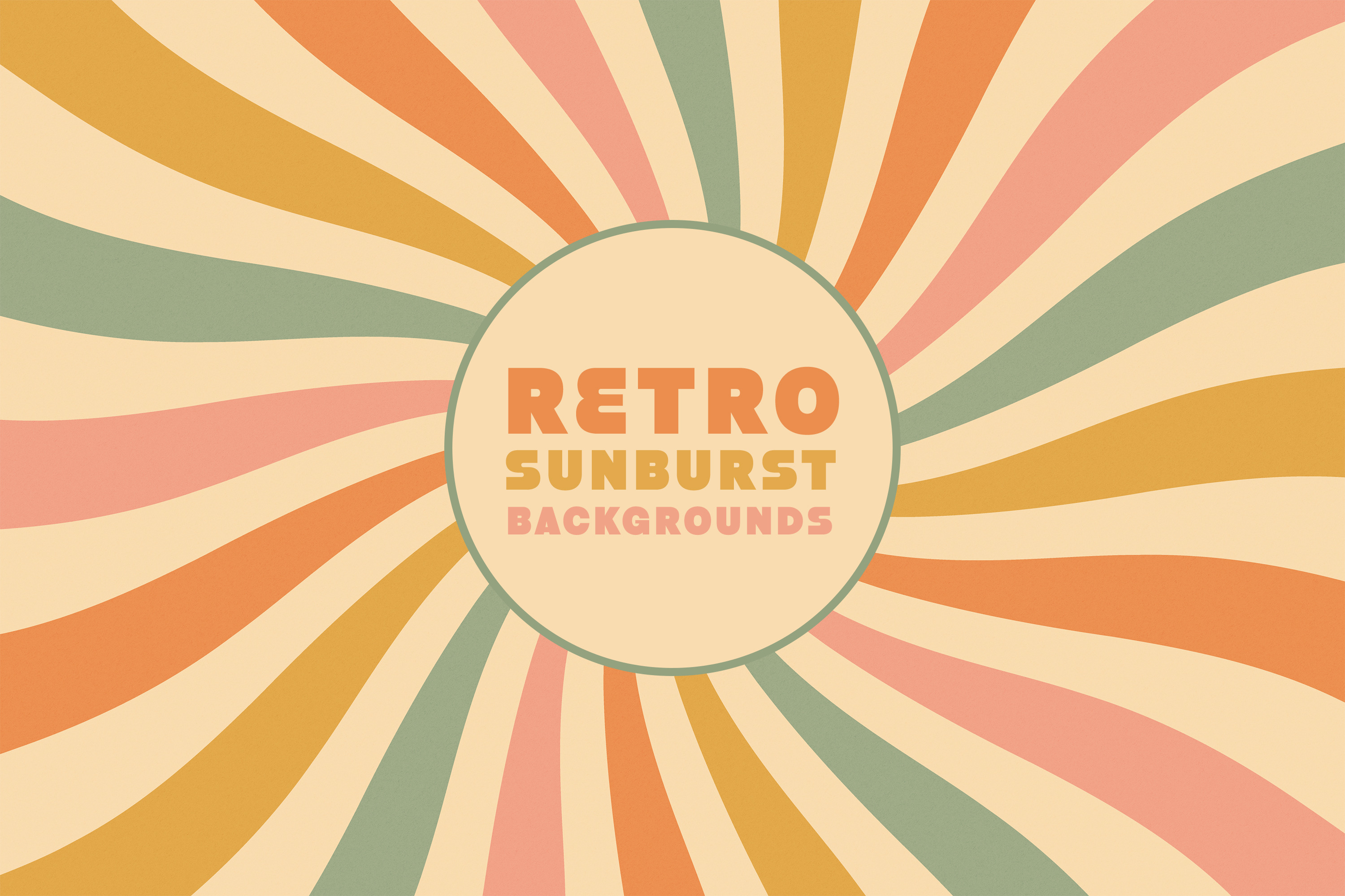 20 Retro Sunburst Backgrounds, a Texture Graphic by MelanthaGraphics