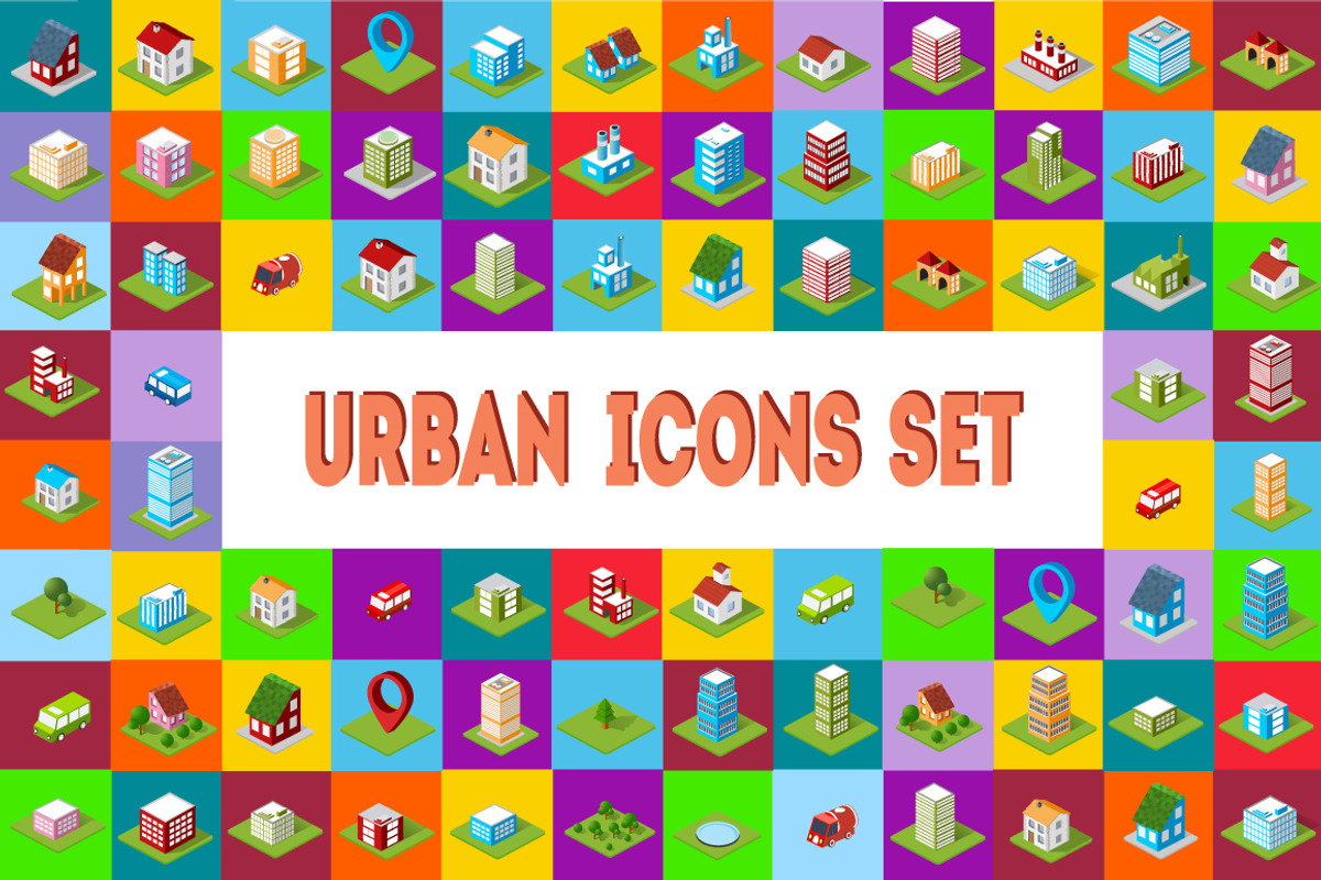 Bundle Set urban icons, an Icon by AlexZeL