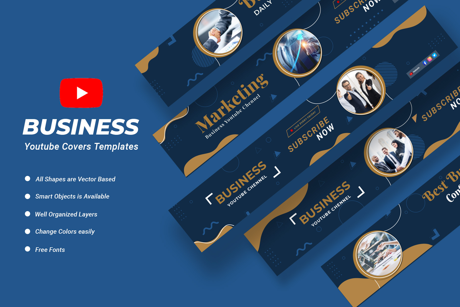Creative Youtube Cover Templates, a Social Media Template by ...
