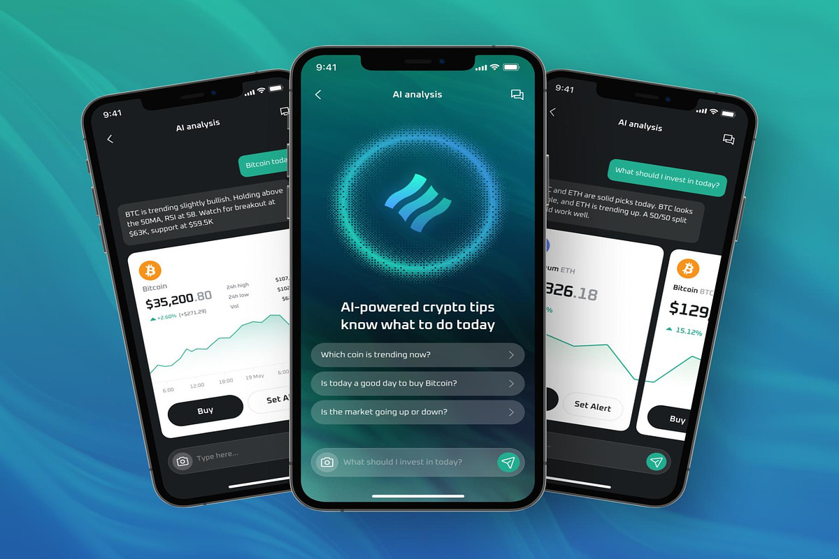 AI Assistant Crypto Wallet Mobile, an UI Kit Template by Creative ...