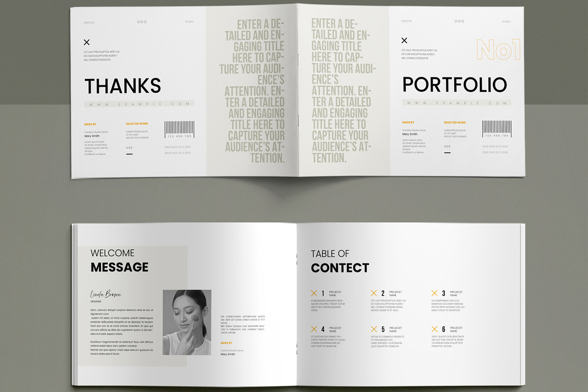 Minimalist Portfolio Magazine
