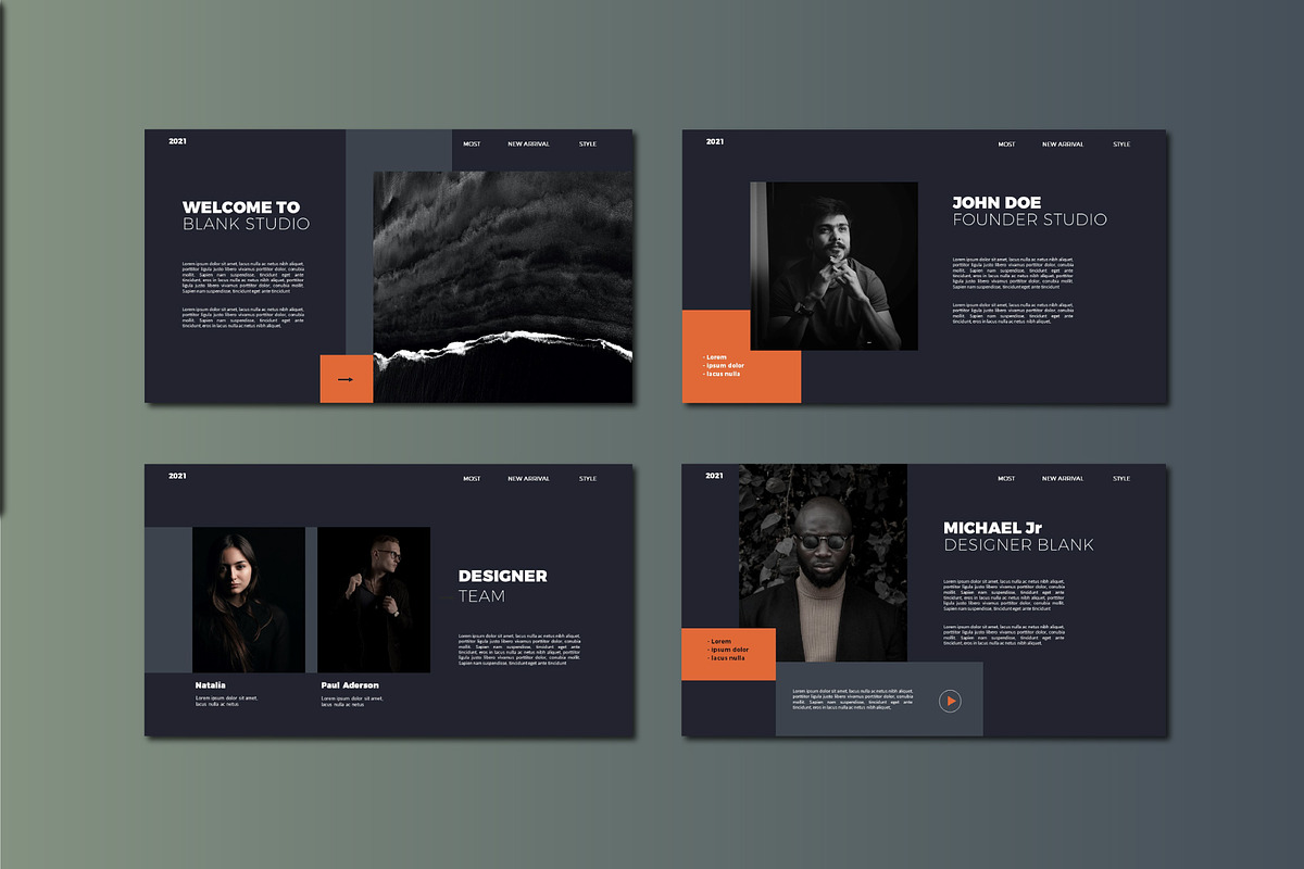 Blank Powerpoint Template, a Presentation Template by Yo Slide