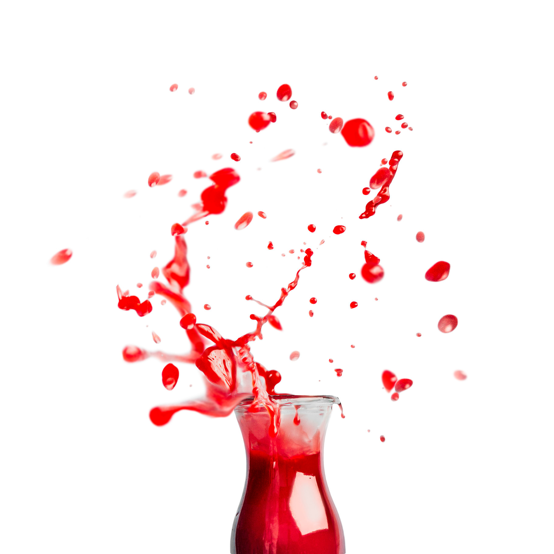 Isolated of red juice splash, a Food & Drink Photo by VICUSCHKA