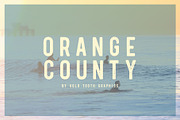 Orange County - Sans Serif, a Sans Serif Font by Outback Design Co.
