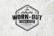 Worn out grunge mockup set, a Mockup by Agor2012 shop