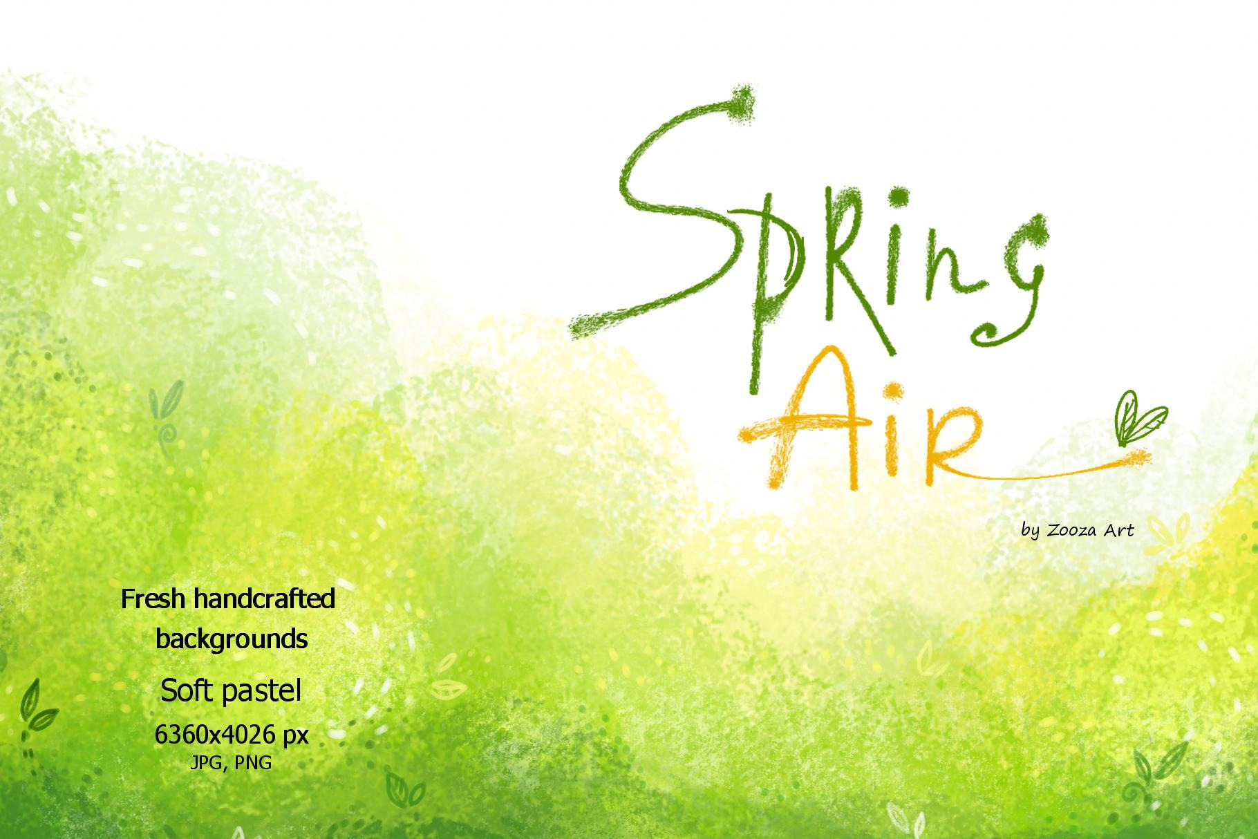 Spring Air - backgrounds, a Texture Illustration by Zooza Art
