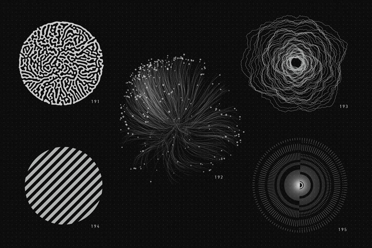 200 Vector Shapes, an Object Graphic by RuleByArt