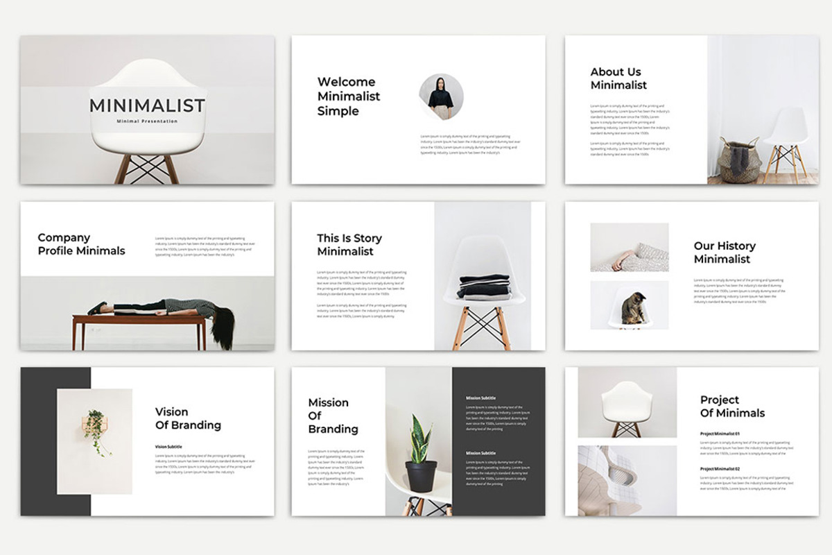 Minimalist Powerpoint-Google Slide, a Presentation Template by TypeMakers