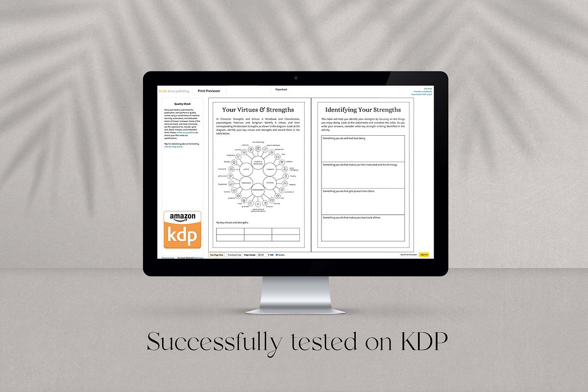 KDP Canva Template Happiness Journal
