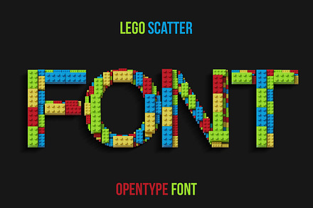 3 Lego Fonts, a Font by Handmadefont