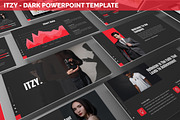 Itzy - Dark Powerpoint Template, a Presentation Template by SlideFactory