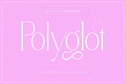 Polyglot Display Serif Font