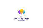 Party Shop Logo, a Branding & Logo Template by Design_Planet