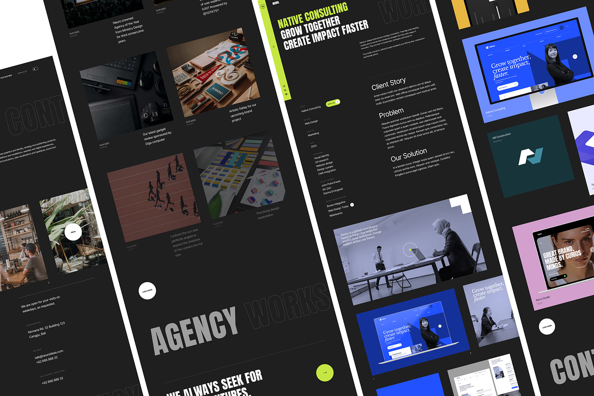 NEURO_04 - Creative Agency UI Kit