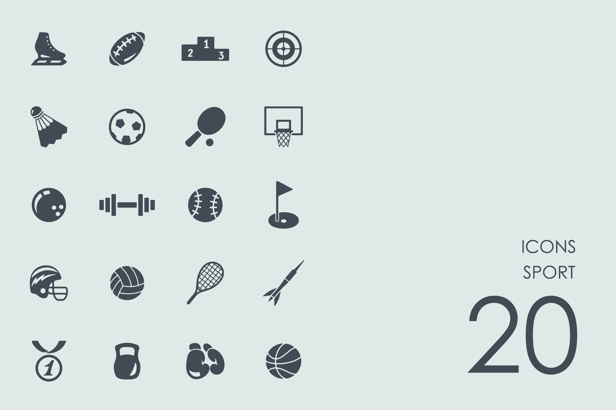 Sport icons | Icons ~ Creative Market