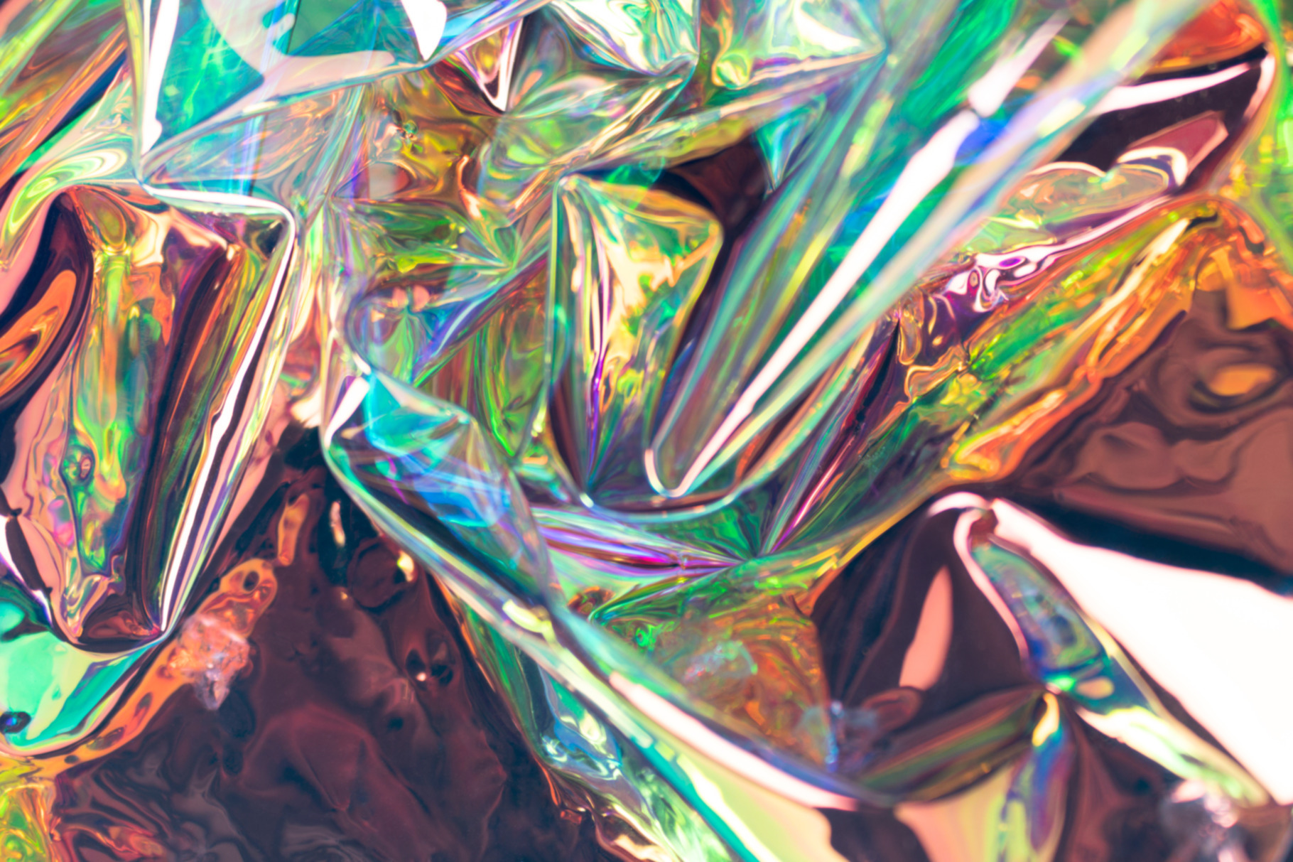 Colorful holographic background featuring hologram, texture, and fluid ...