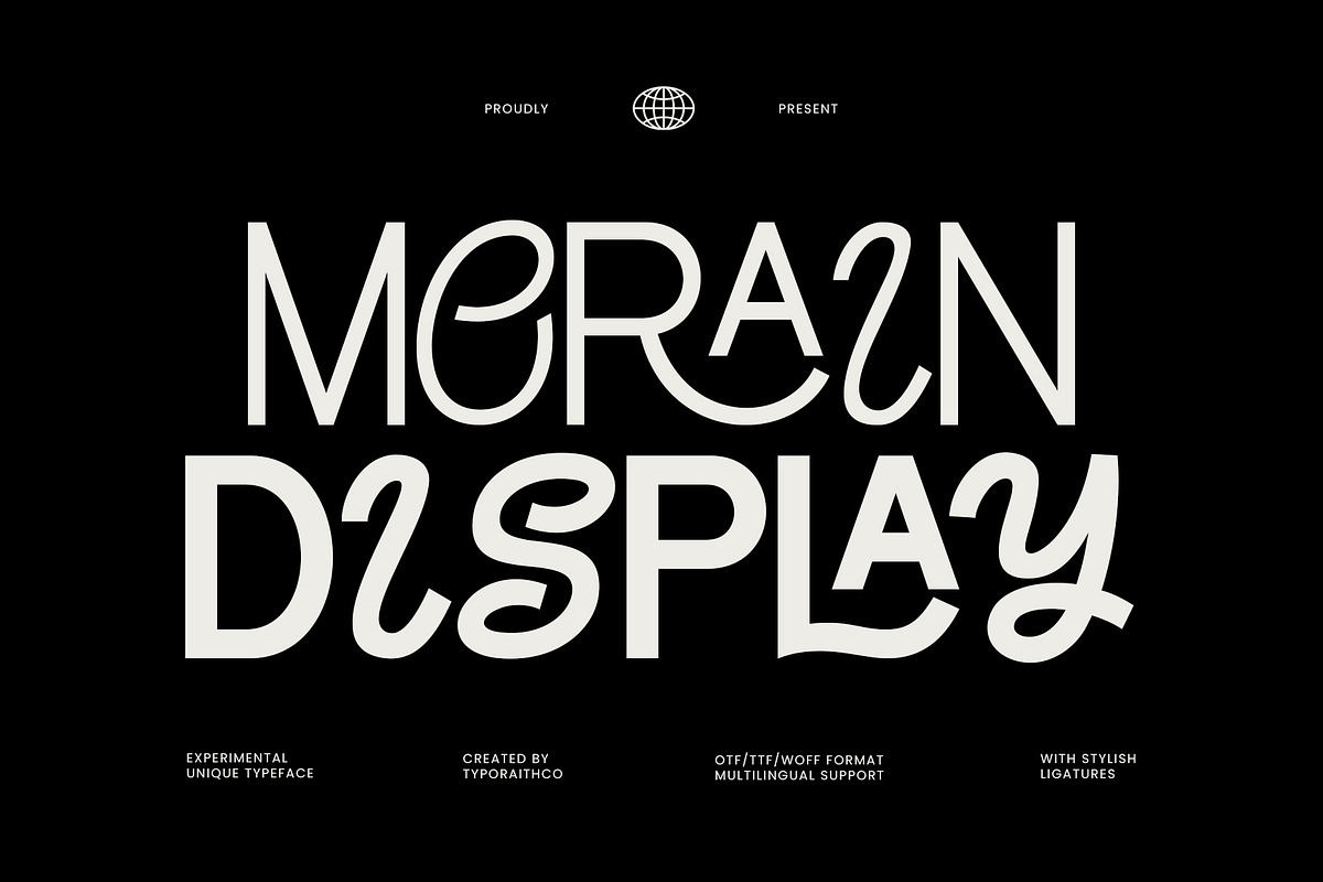 Morain Font Family, a Sans Serif Font by Typoraith Co