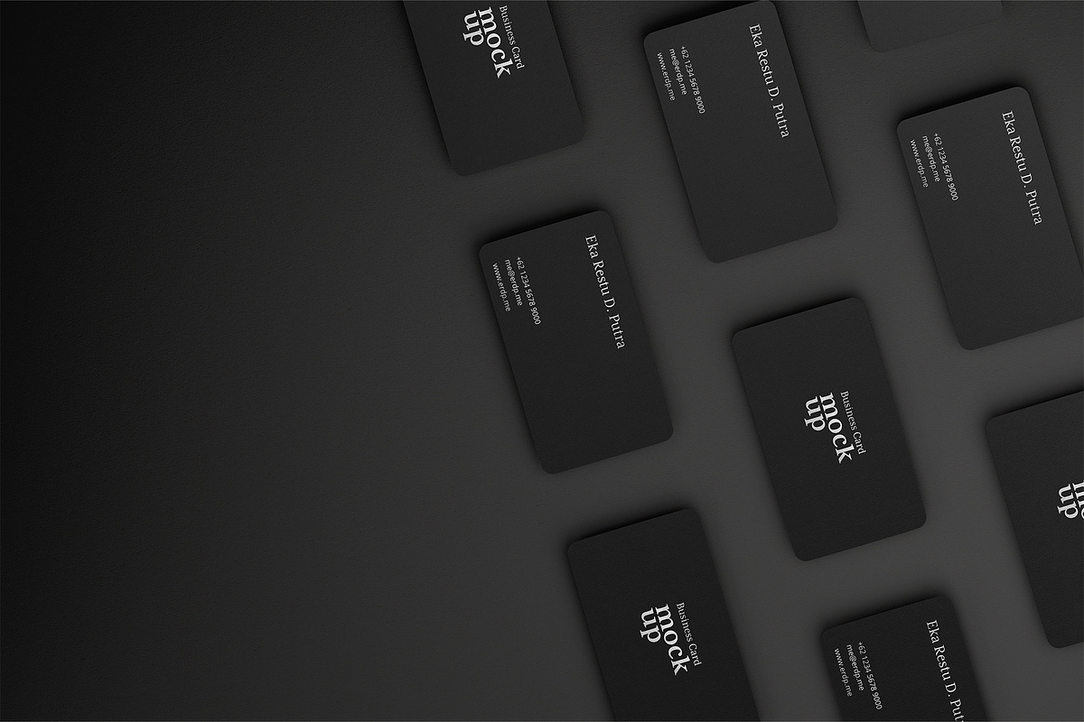 Business Card Mockup 3D Realistic, a Product Mockup by Eka Restu D. Putra