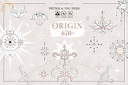 Origin - Vector and Clipart Bundle