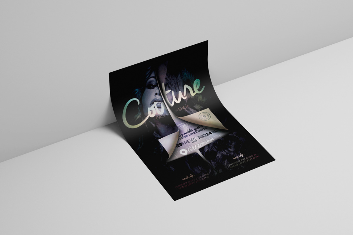 Couture Fashion Show Flyer Template, a Flyer Template by Touringxx ...