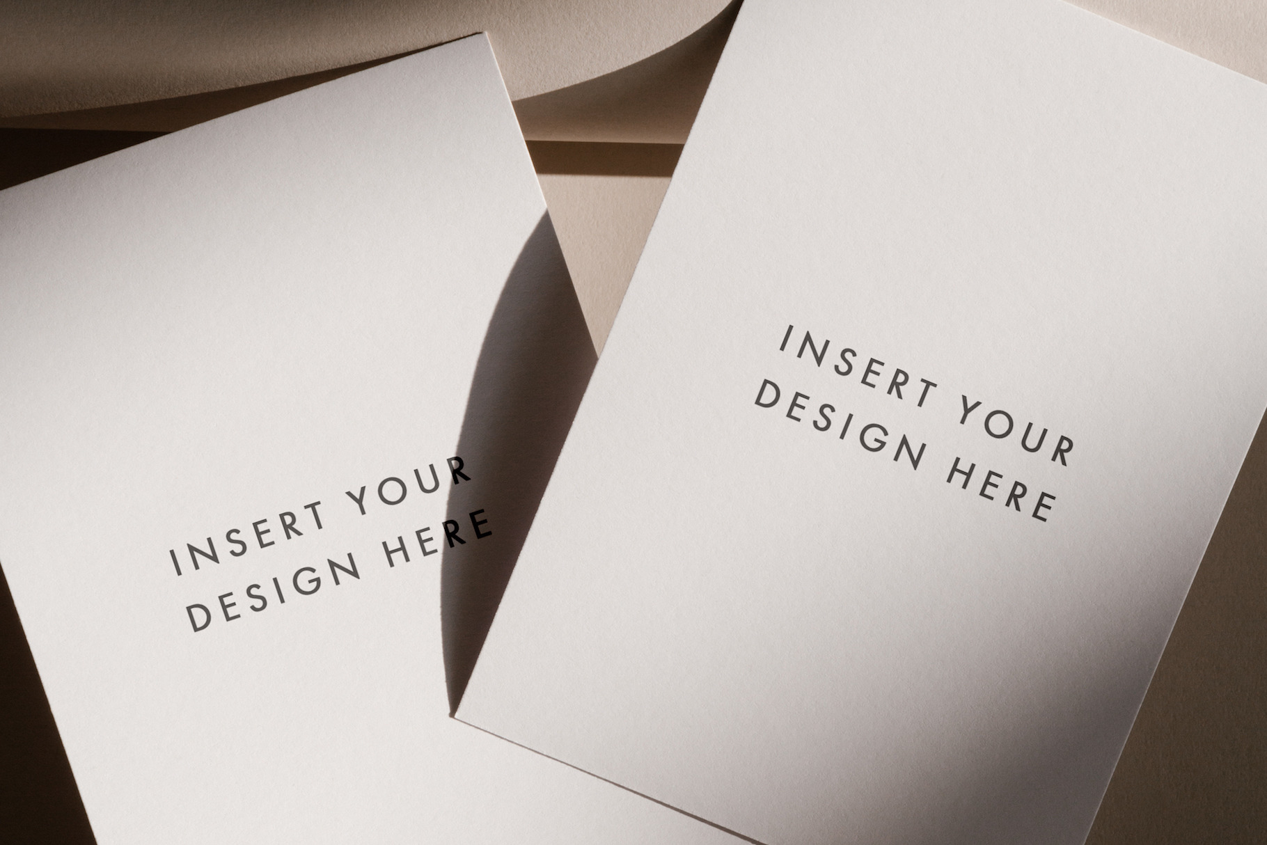 5x7 Paper Stationery Mockup, a Print Template by Moyo Studio
