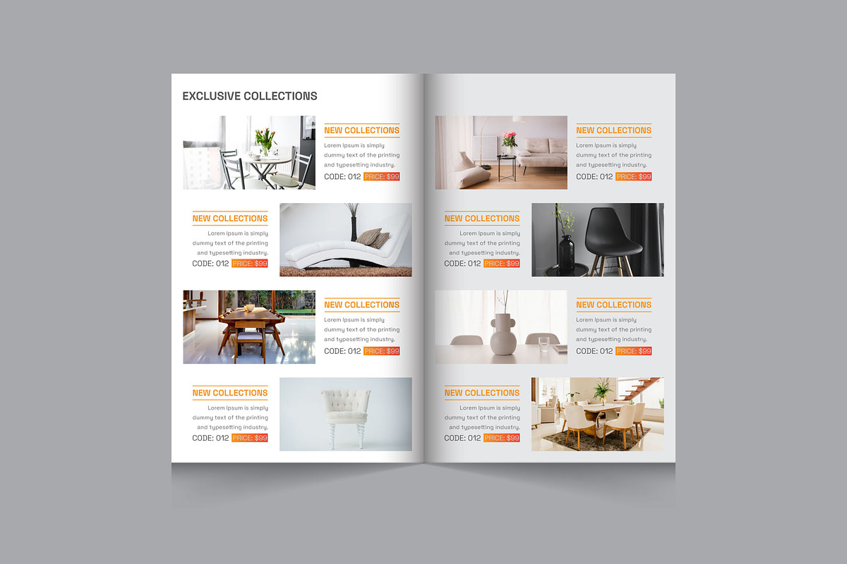 multipurpose product catalog design, a Brochure Template by Kazi Hossain
