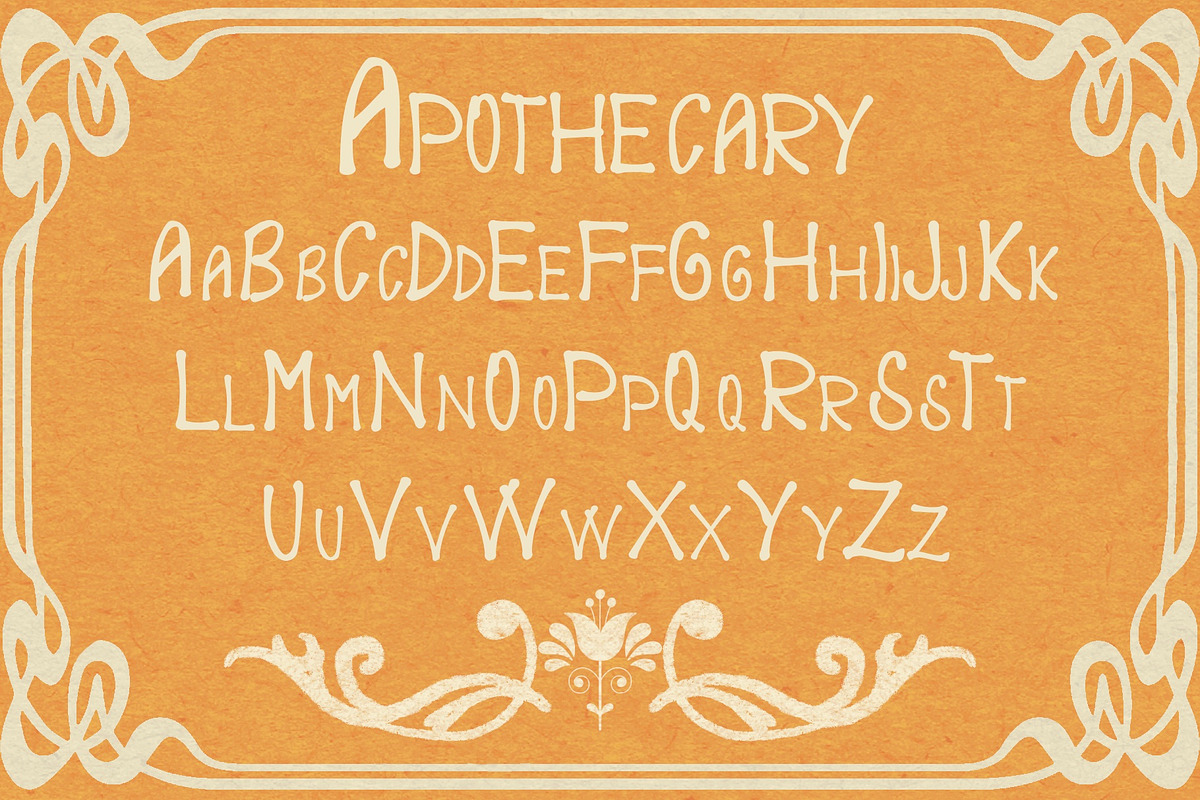 APOTHECARY POTION font | Creative Market