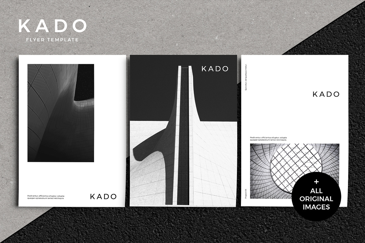 K A D O Flyer Template, a Flyer Template by Kovy