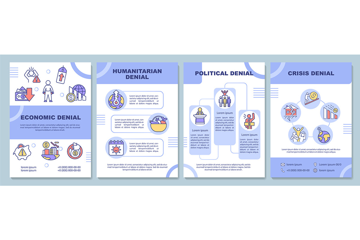 Climate change denial brochure, a Brochure Template by bsd studio ...