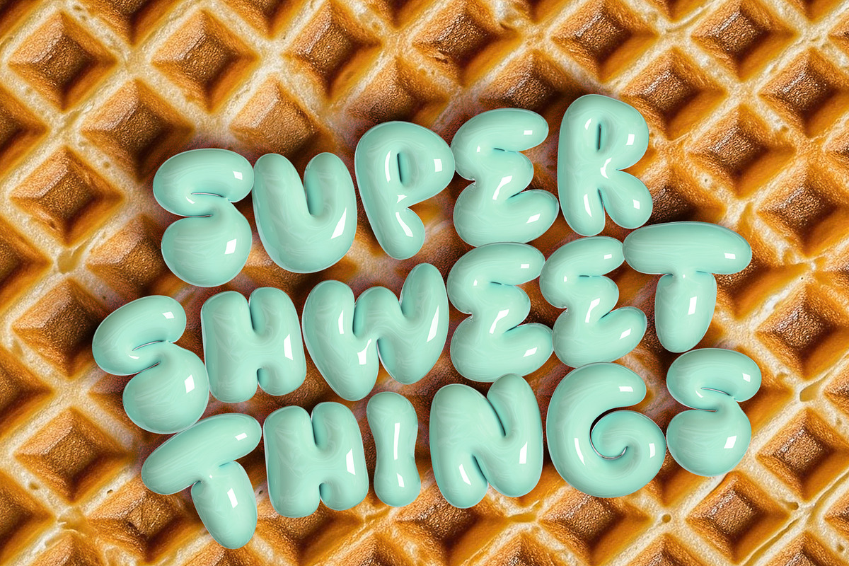 Pink Sugar Letters and SVG Font, a Sans Serif Font by Nicky Laatz