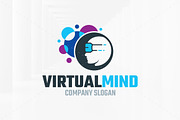Virtual Mind Logo Template, a Branding & Logo Template by LOGOMAGINE