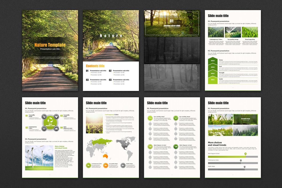 Natural Color Template Vertial