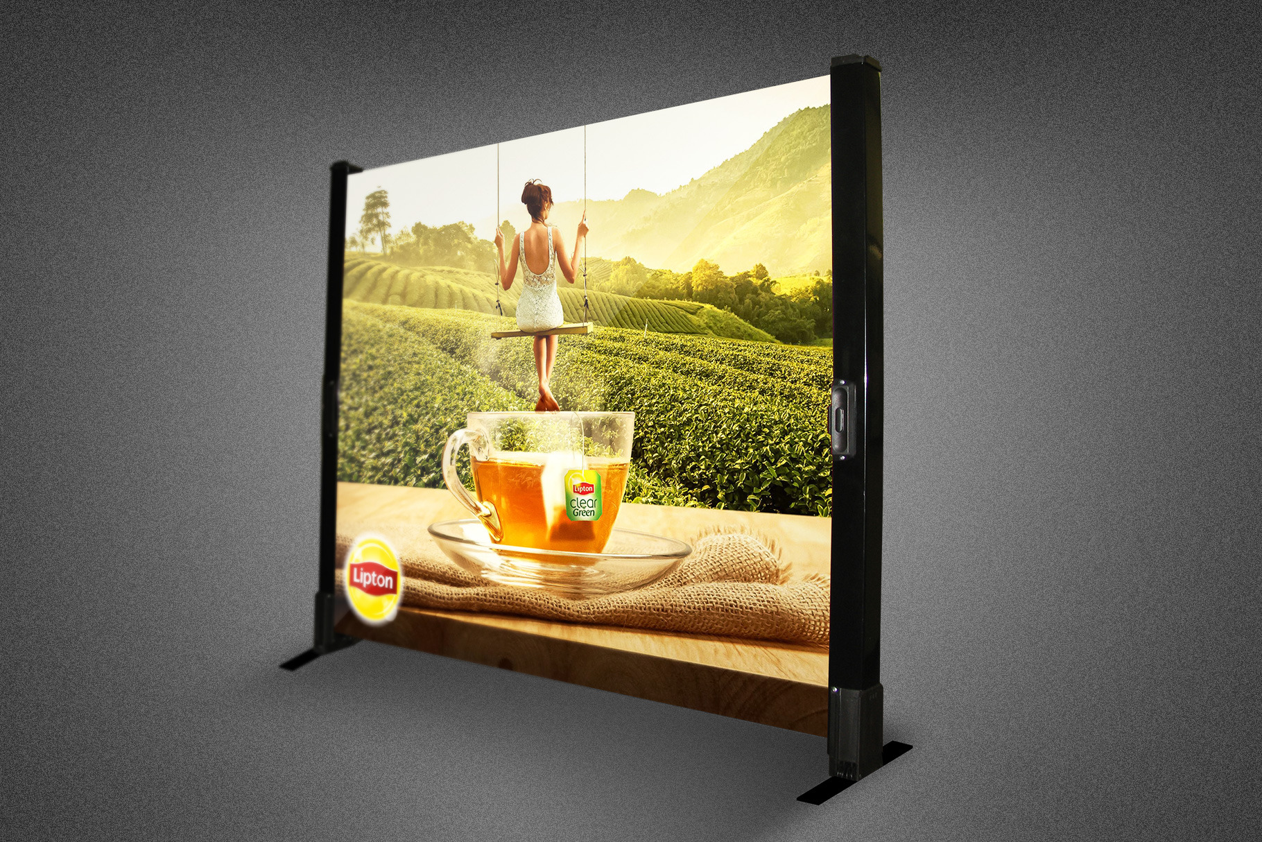 Table Top Banner Mockup Template, a Print Template by loswl