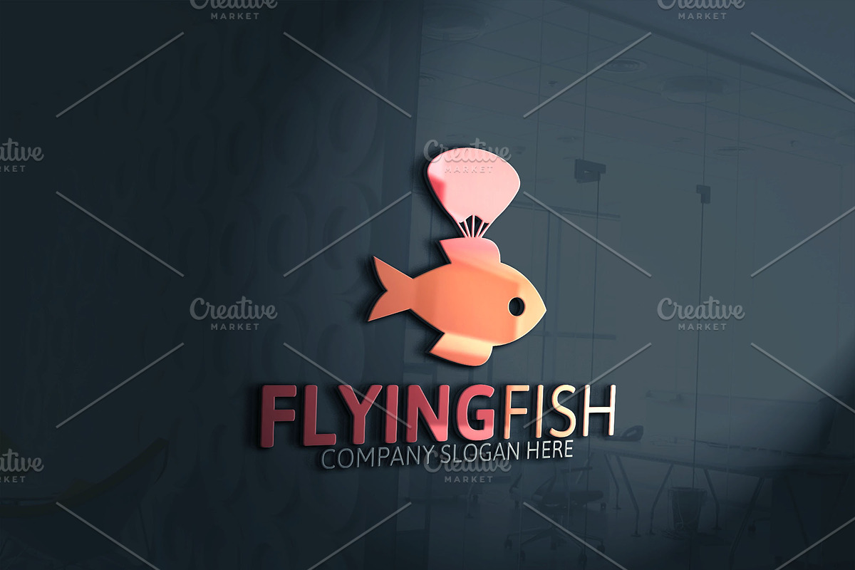 Flyingfish Logo, a Branding & Logo Template by Josuf Media