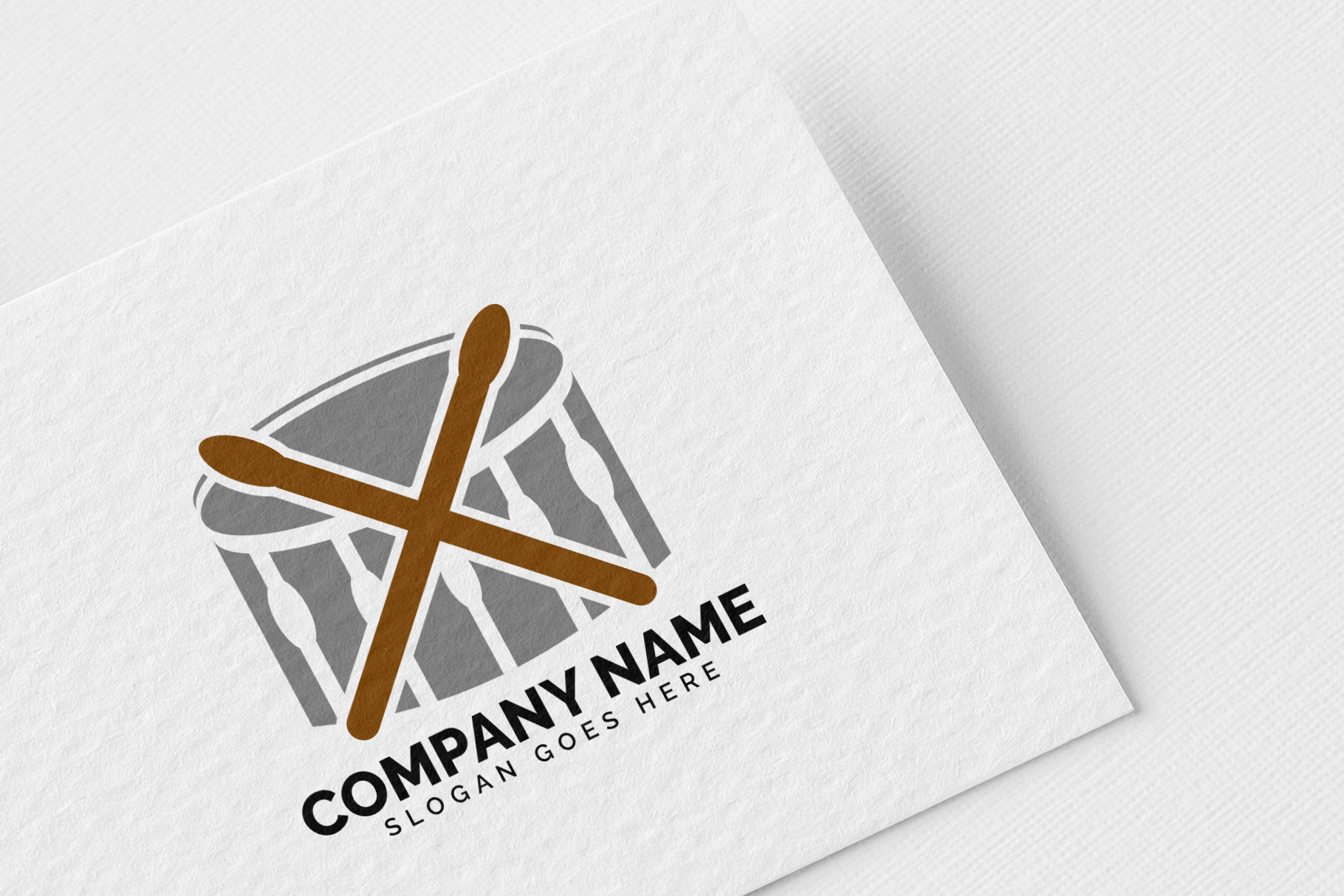 music drum logo template, a Branding & Logo Template by mesuka
