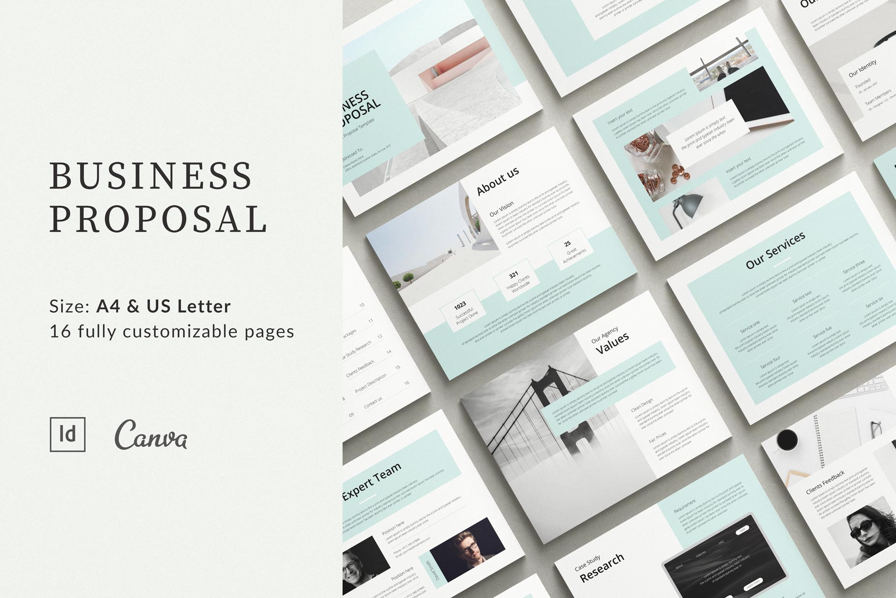 Business Proposal Template, a Presentation Template by TemplatesForest