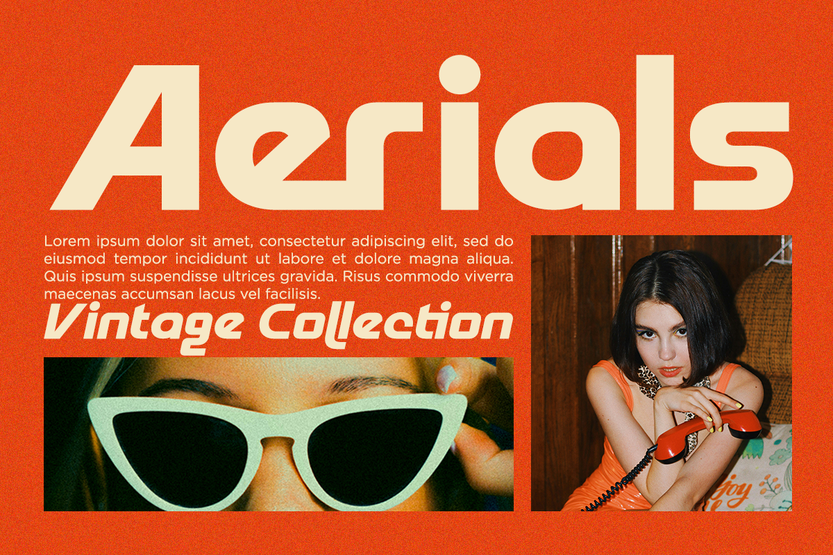 Zaylen - Ligature Retro Font