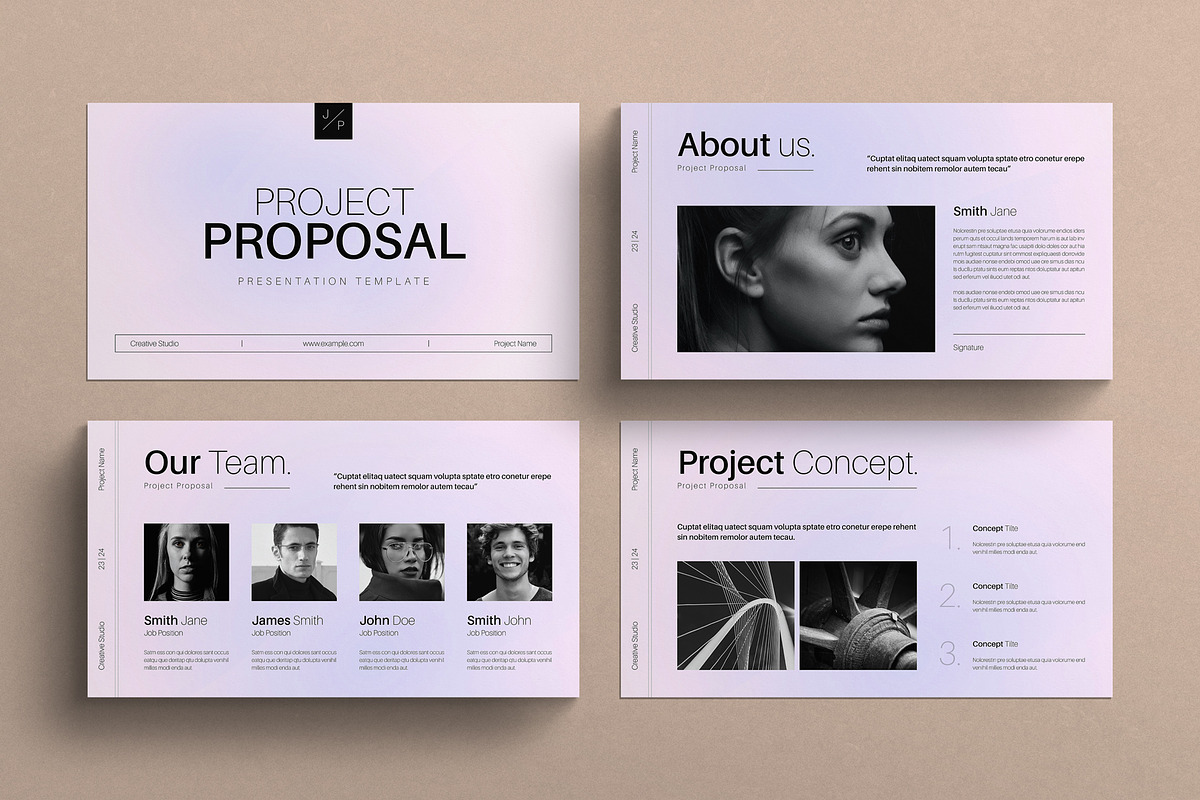 Project Proposal Presentation Design, a Presentation Template by ...
