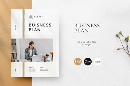 Business Plan | Canva, Indd, Docx | Brochure Templates ~ Creative Market