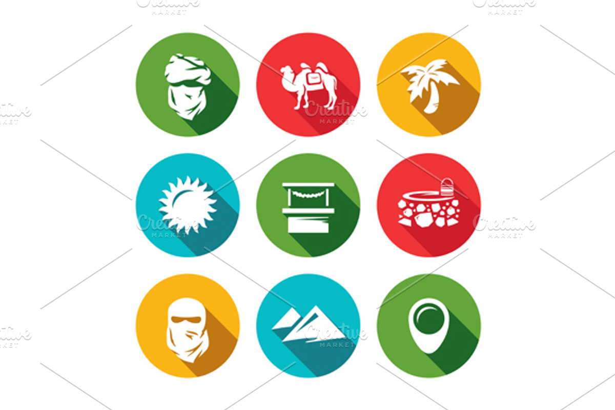 Middle East, an Icon by Steinar Logo | Creative Market