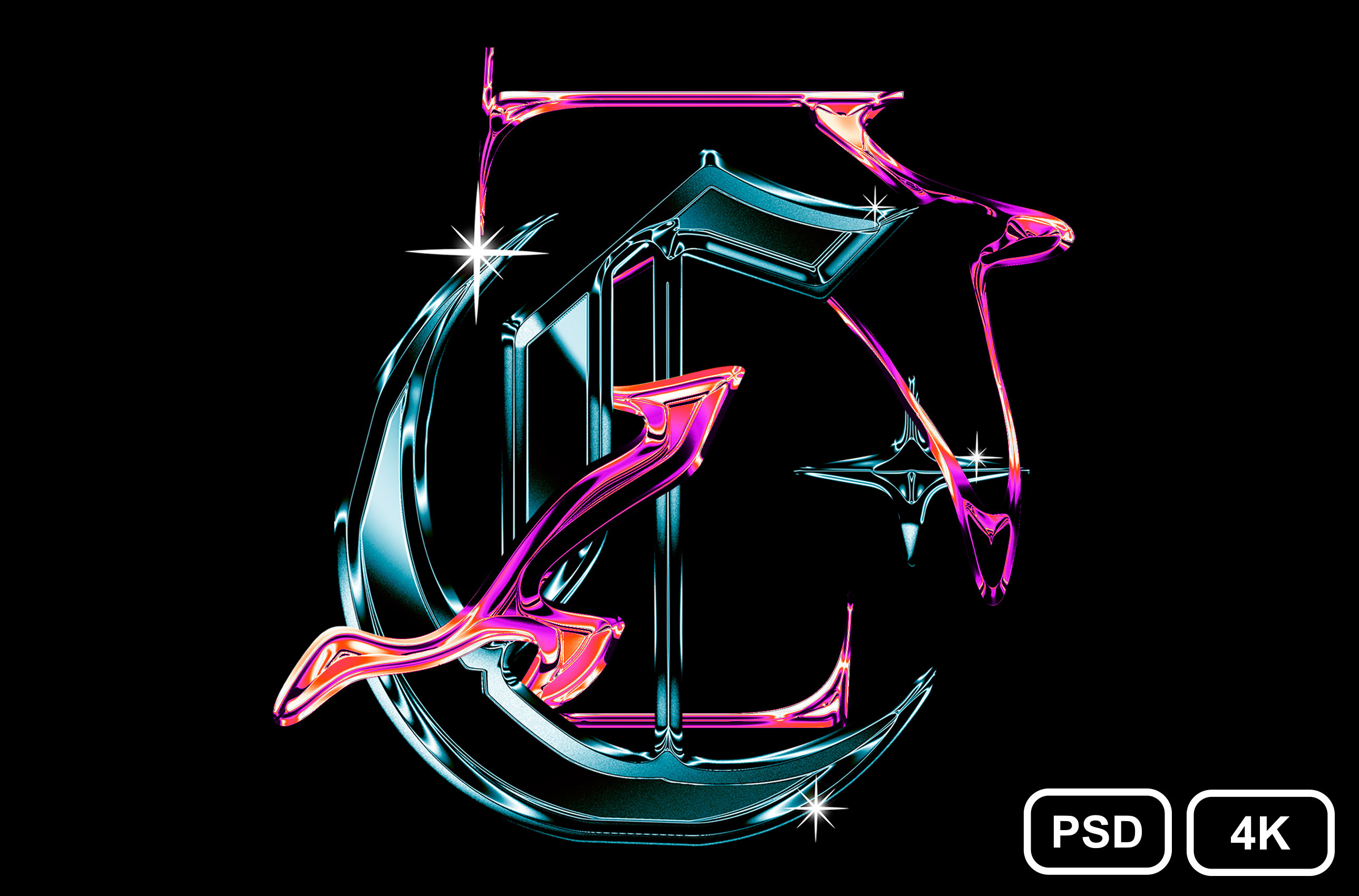 Chrome Layer Style Pack, a Layer Style Add-On by Design syndrome