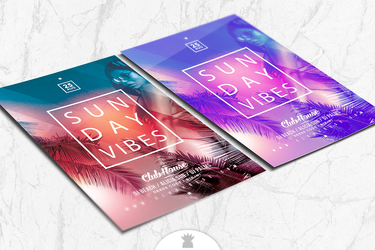 SUN DAY Flyer Template, a Flyer Template by OVNI-TEMPLATES