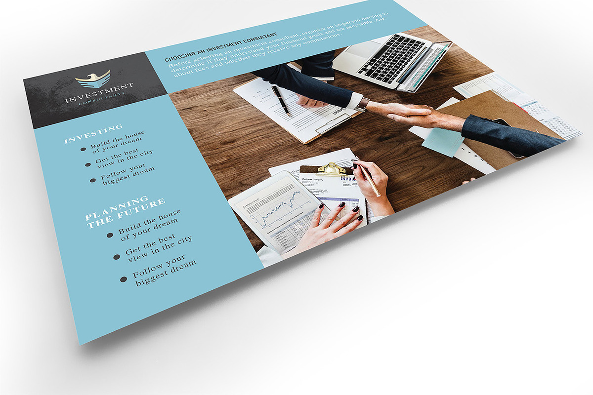 Financial Flyer Template, a Flyer Template by BrandPacks